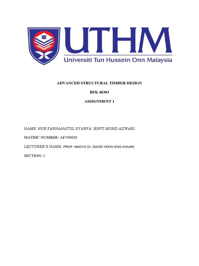 Advanced Structural Timber Design | PDF | Lumber | Wood