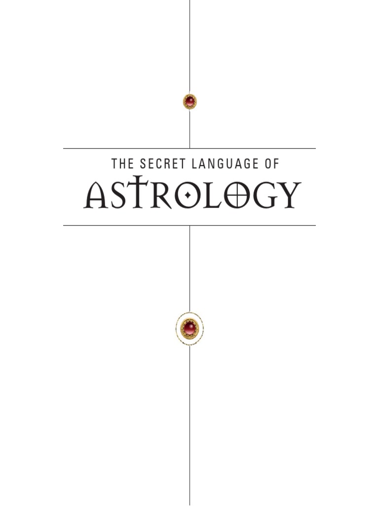 Secret Language of Astrology Sample Pages PDF | PDF | Planets In ...