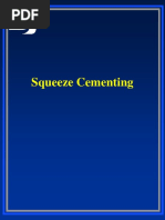 Squeeze Cementing Job Techniques | PDF | Casing (Borehole) | Pump