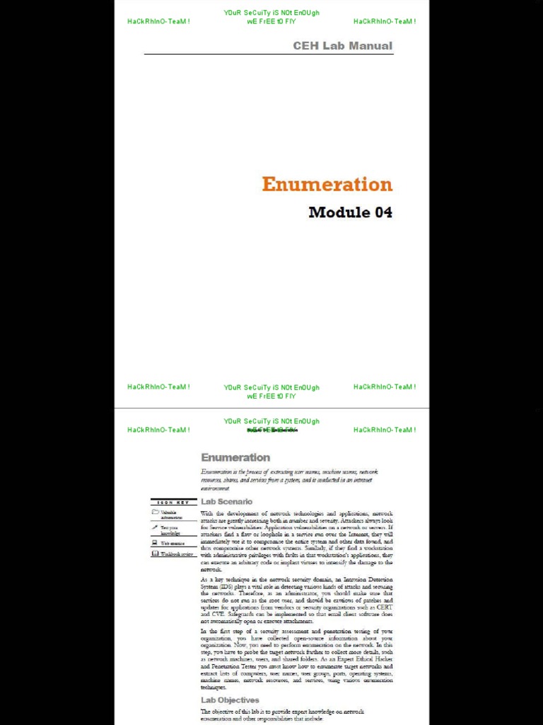 CEHv9 Labs Module 04 Enumeration PDF | PDF | Foreign Language Studies
