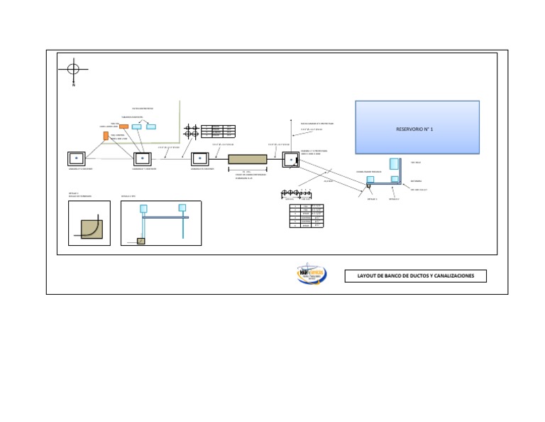 Layout Banco de Ductos - pdf1 | PDF