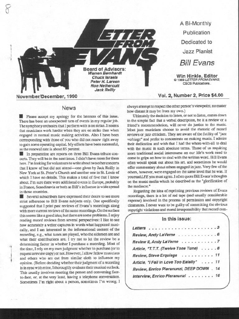 Letter From Evans 8 | PDF