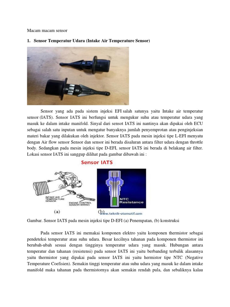 Macam Macam Sensor | PDF