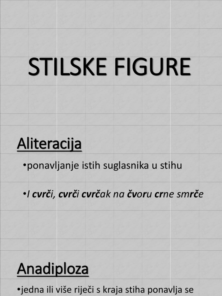 Stilske Figure
