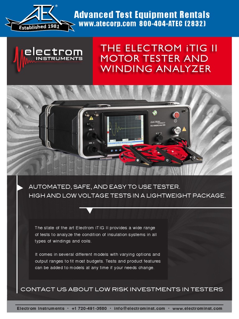 Electrom-Itigii Series Datasheet | PDF | Inductor | Electrical Impedance