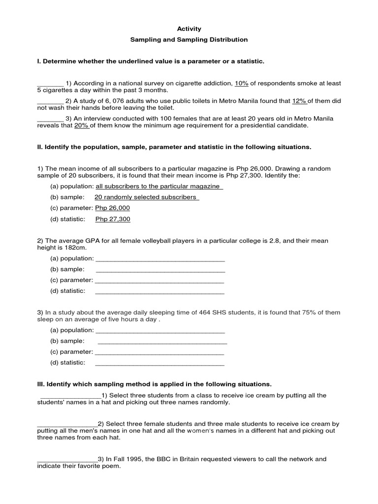 Activity Sampling | PDF | Statistic | Sampling (Statistics)