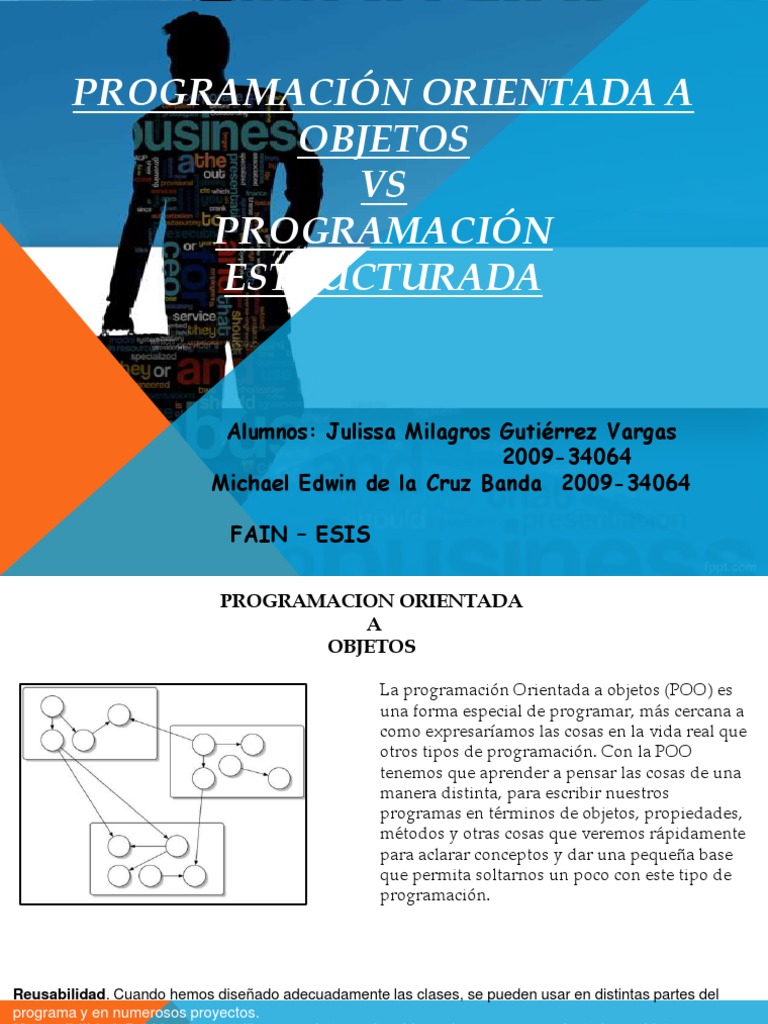 Programación Orientada a Objetos vs Programación Estructurada | PDF | Objeto (informática ...
