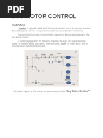 Jogging Control Circuits | PDF | Switch | Electric Power