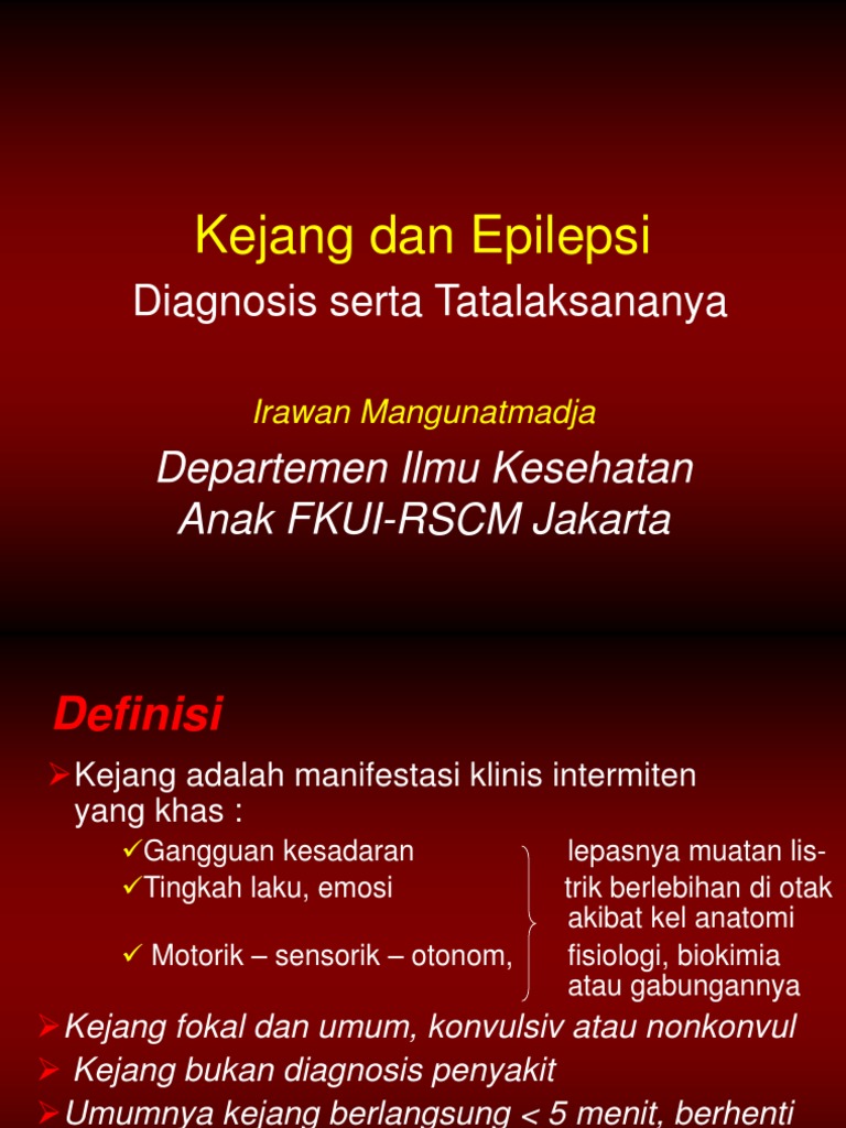 Diagnosis Dan Tatalaksana Epilepsi | PDF