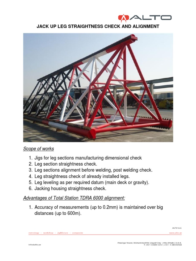 Leg Alignment and Jacking Check Guide | PDF