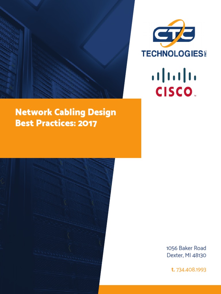 Network Cabling Design Best Practices | PDF | Electrostatic Discharge ...