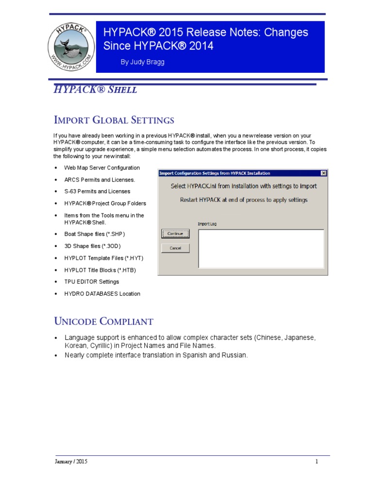 Hypack 2015 Changes | Download Free PDF | Internet | Computer File