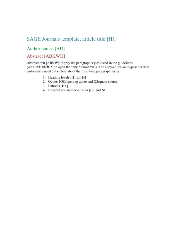 Sage Journals Template 0 0-1 | PDF