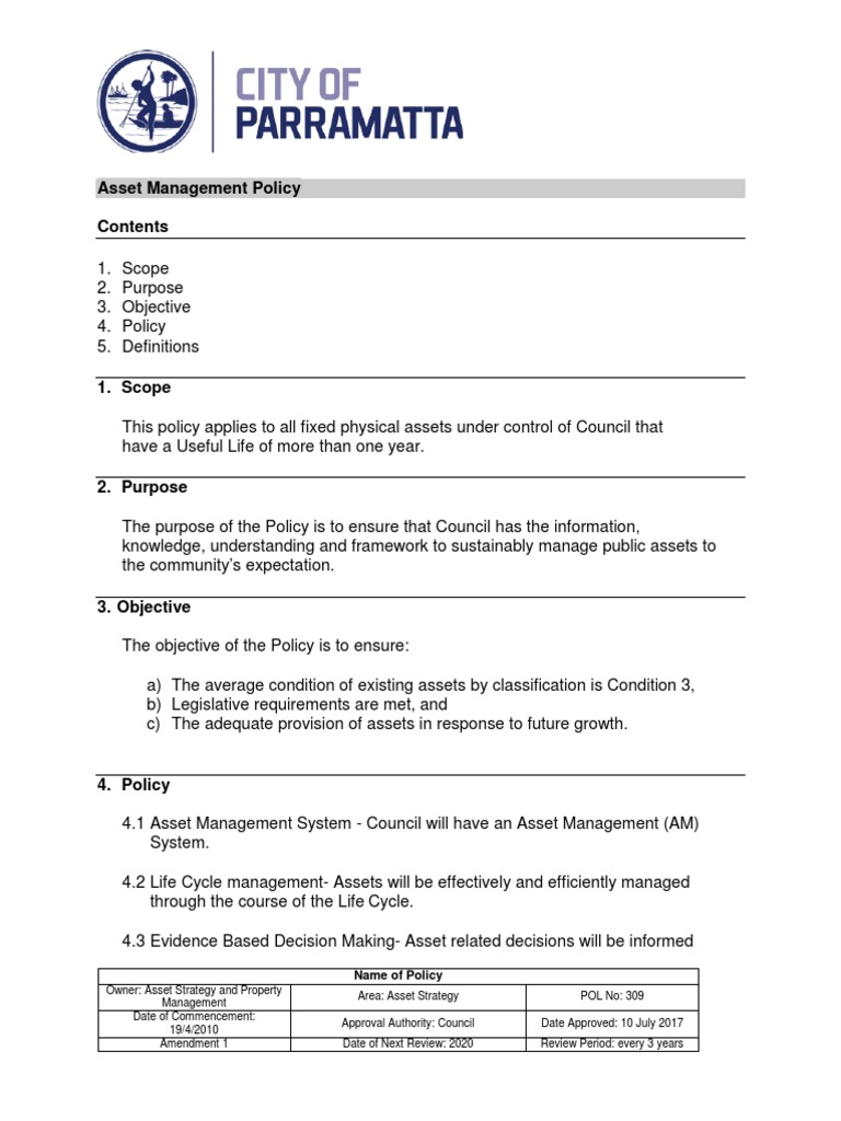 Iam Policy | PDF | Investment Management | Life Cycle Assessment