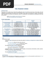 Passive Voice Usage Guide | PDF | Verb | Subject (Grammar)