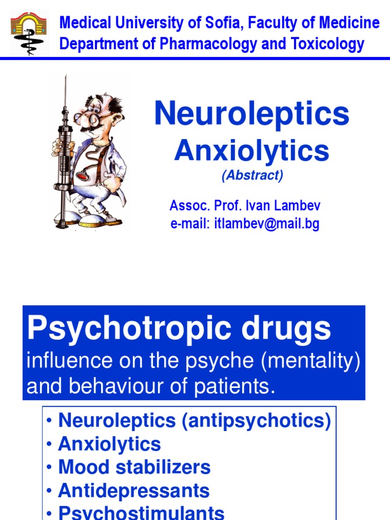 Neuroleptics & Anxiolytics | PDF | Antipsychotic | Benzodiazepine