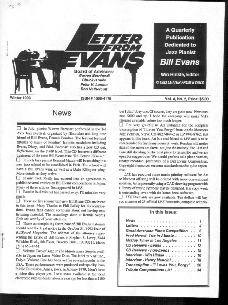 Letter From Evans 20 | PDF