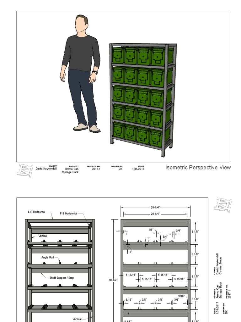 Ammo Can Rack Plan | PDF | Nature