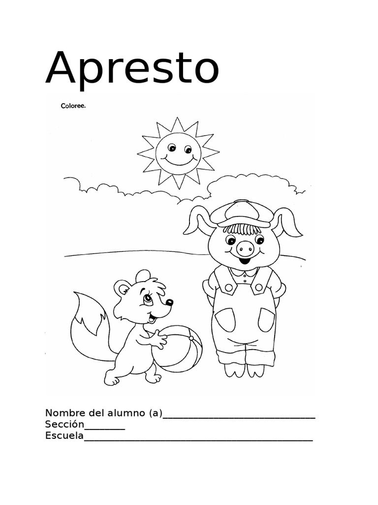 Apresto Para Primer Grado