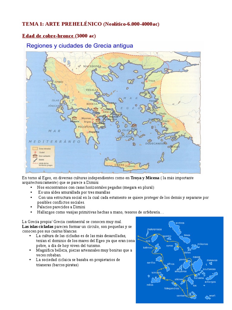 Arte Prehelénico | PDF | Grecia micénica | Antigua Grecia