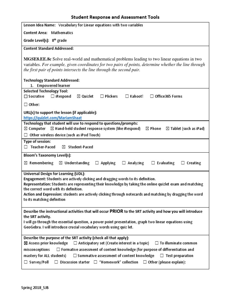 Student Response Tools | PDF | Multiple Choice | Educational Assessment