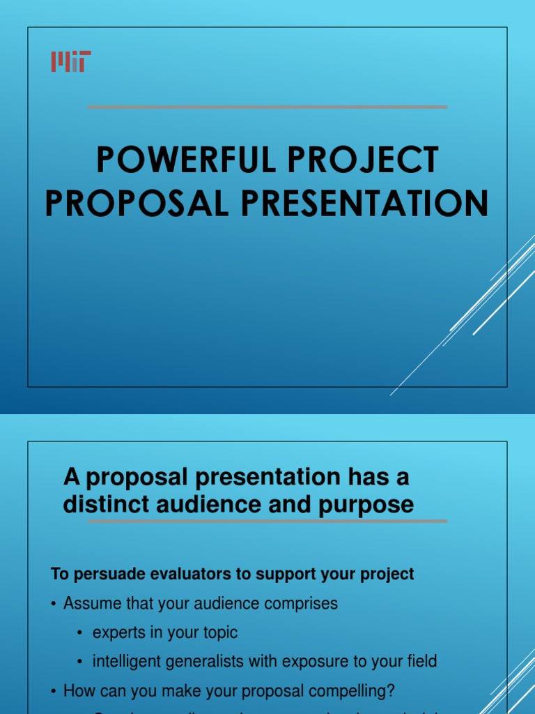 Effective Project Proposal Presentation | PDF | Academic Discipline ...