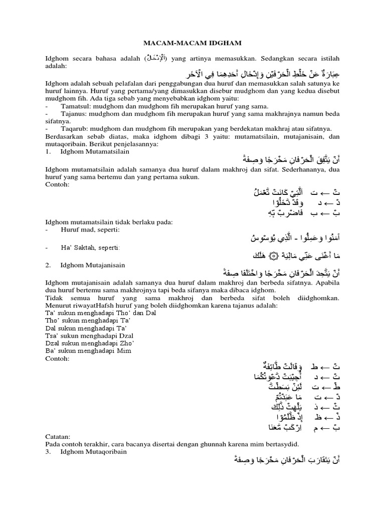 Macam Macam | PDF