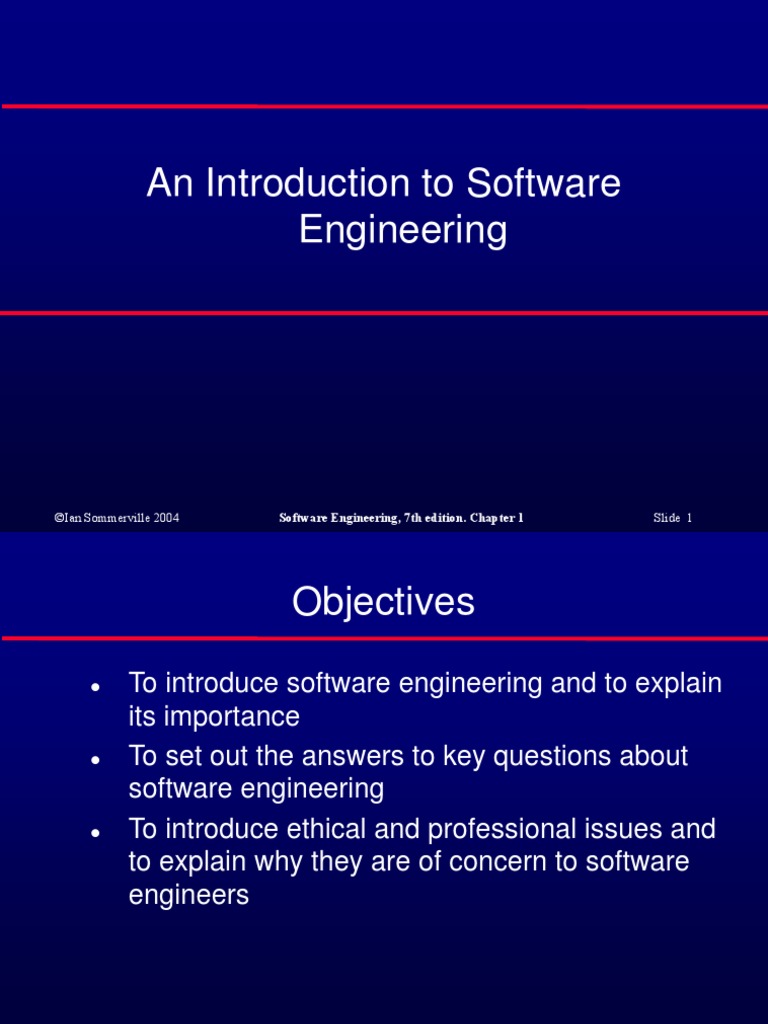 Software Engineering Chapter 1 | Download Free PDF | Software Development | Engineering