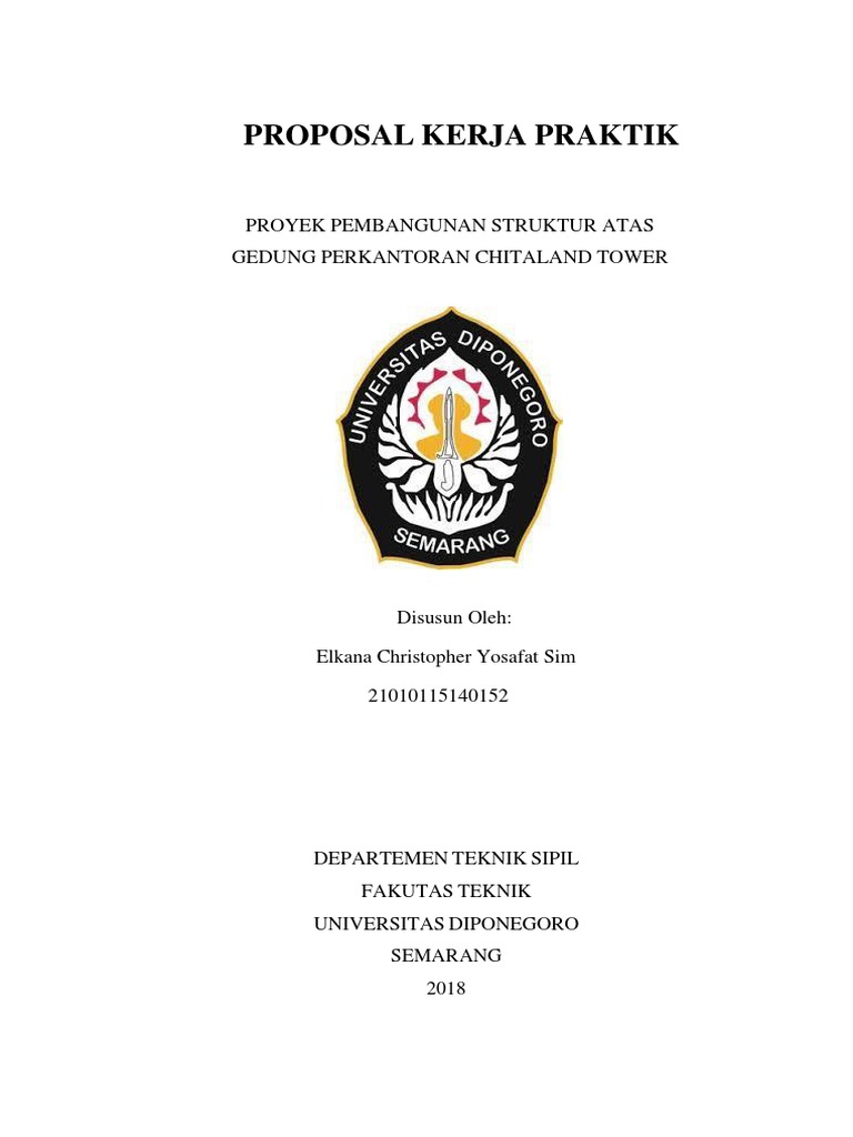 Proposal Kerja Praktik | PDF