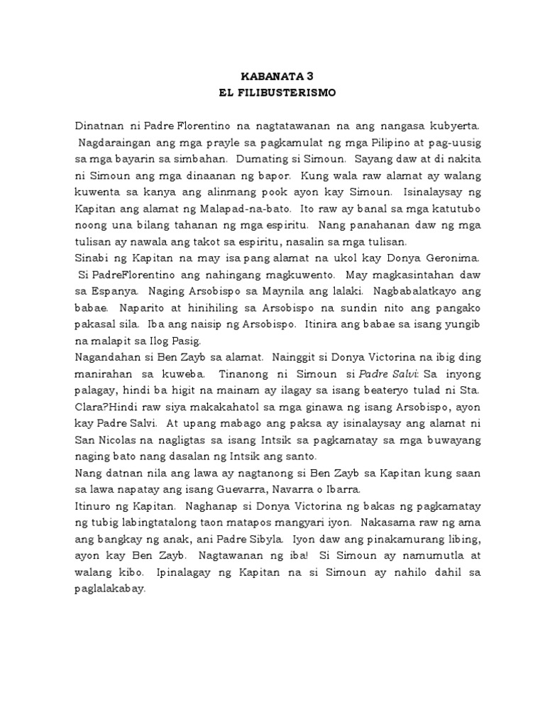 Kabanata 3 | PDF