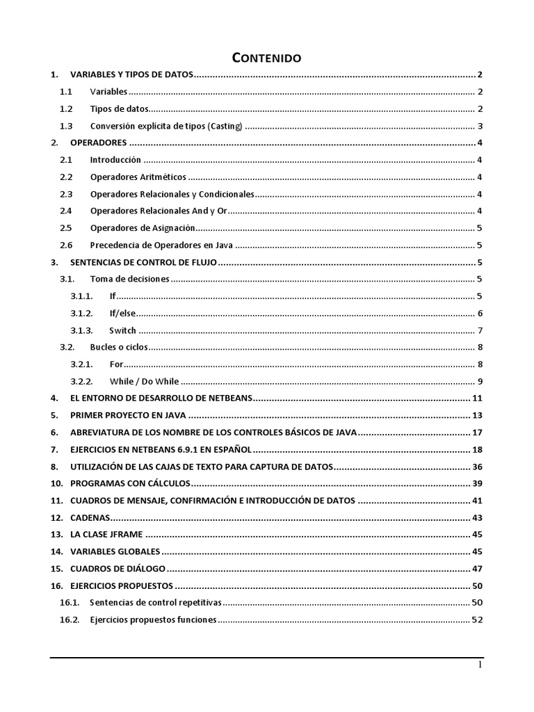 02 Introducción A La Programación Con Java | PDF | Entorno de desarrollo integrado | Java ...