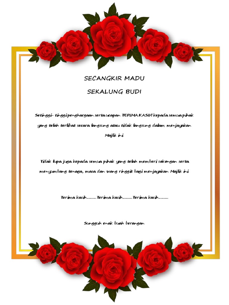 Sekalung Penghargaan | PDF