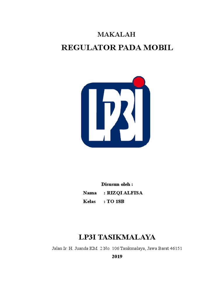 Fungsi dan Cara Kerja Regulator Mobil | PDF