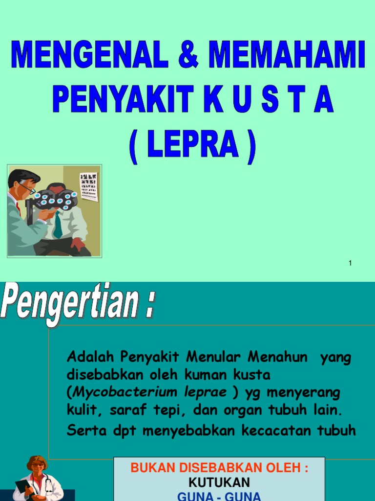 Materi Kusta KADER | PDF | Kesehatan Holistik