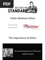 PRSA Code of Ethics Overview | PDF | Public Relations | Profession
