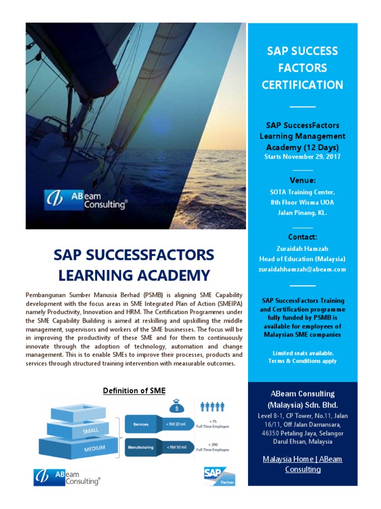 FLYER SME Updated v2 ABeam | PDF | Small And Medium Sized Enterprises ...