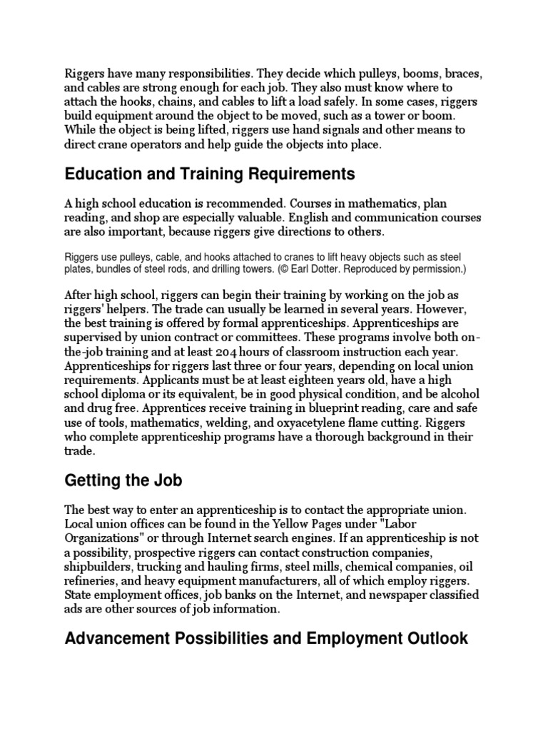 Education and Training Requirements | PDF | Apprenticeship | Employment