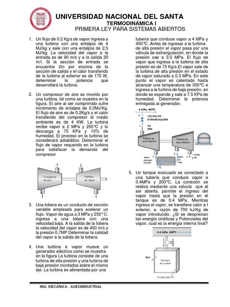 Termo Ejercicios | PDF | Boquilla | Calor