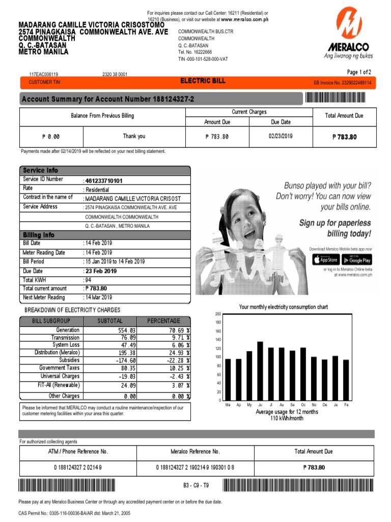 PDF Soa 2329022489114 PDF | PDF | Invoice | Kilowatt Hour