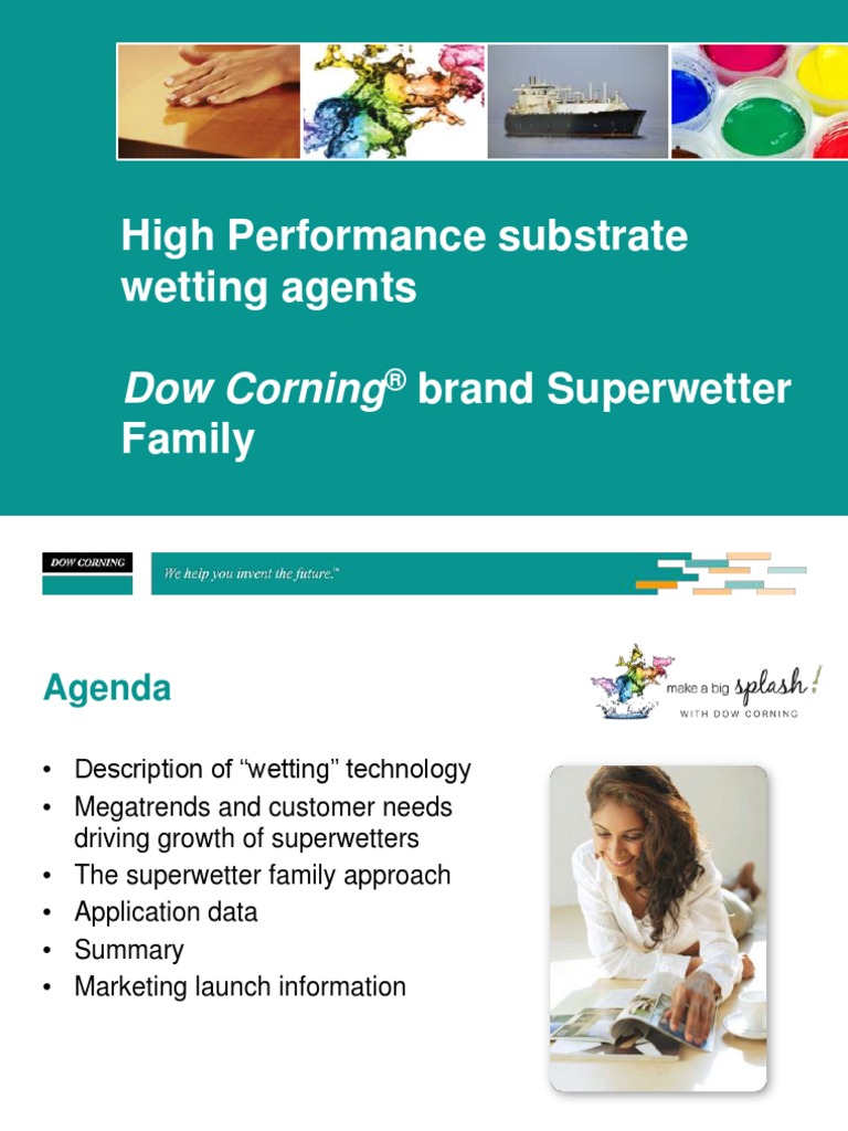 High Performance Substrate Wetting Agents Brand Superwetter Family ...