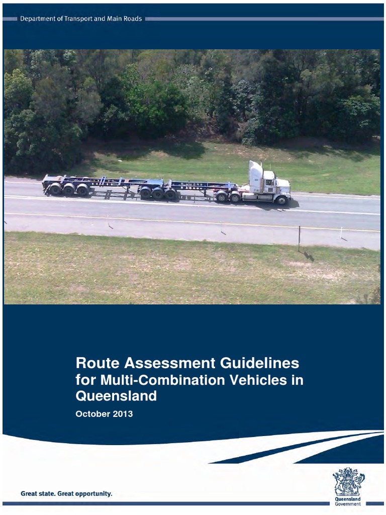 QLD Route Assessment for Heavy Vehicles | PDF | Semi Trailer Truck | Road