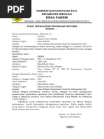 Contoh GANTI SPECIMEN BANK | PDF