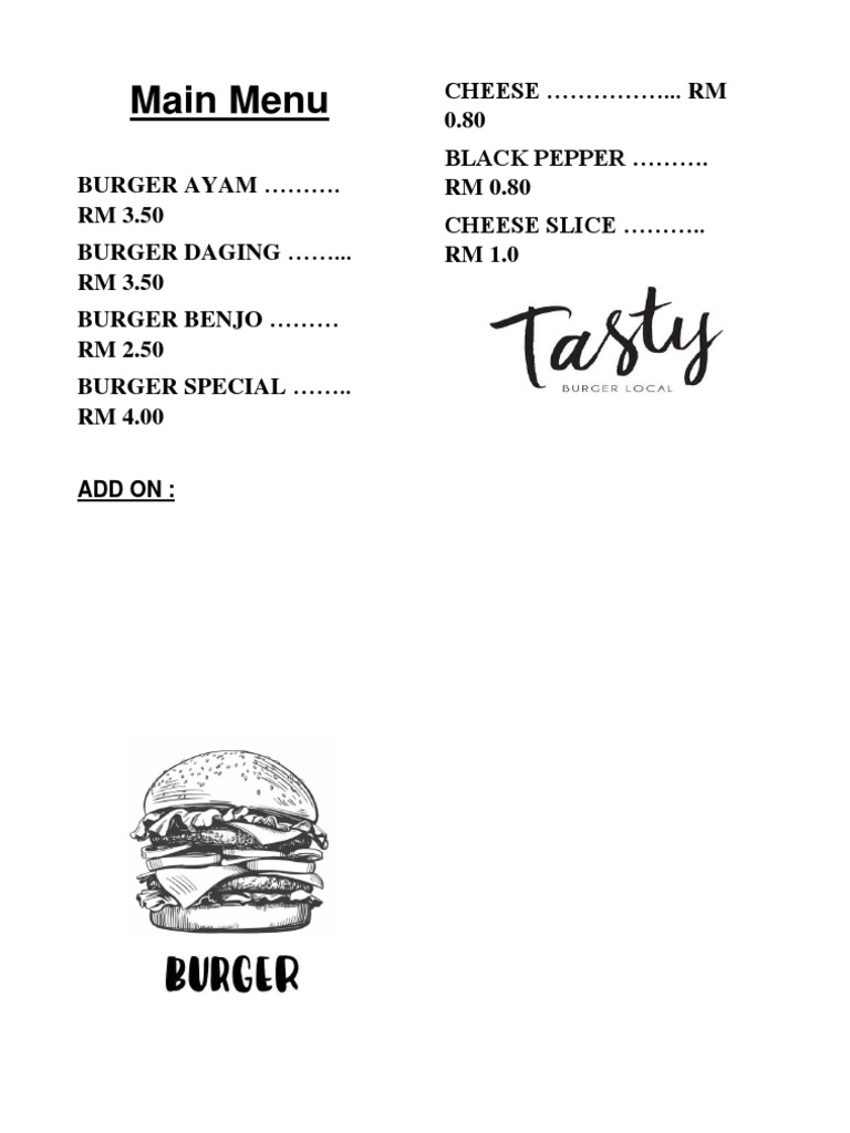 Burger | PDF