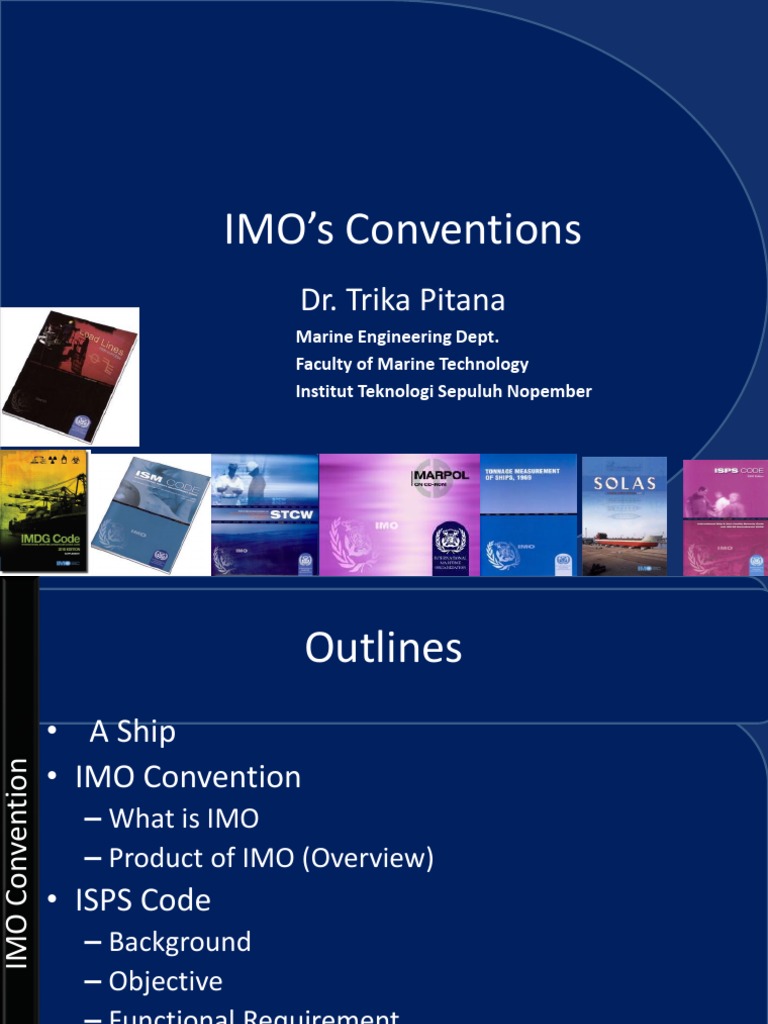 Overview of IMO Conventions and ISPS Code | PDF | Ships | Water Transport