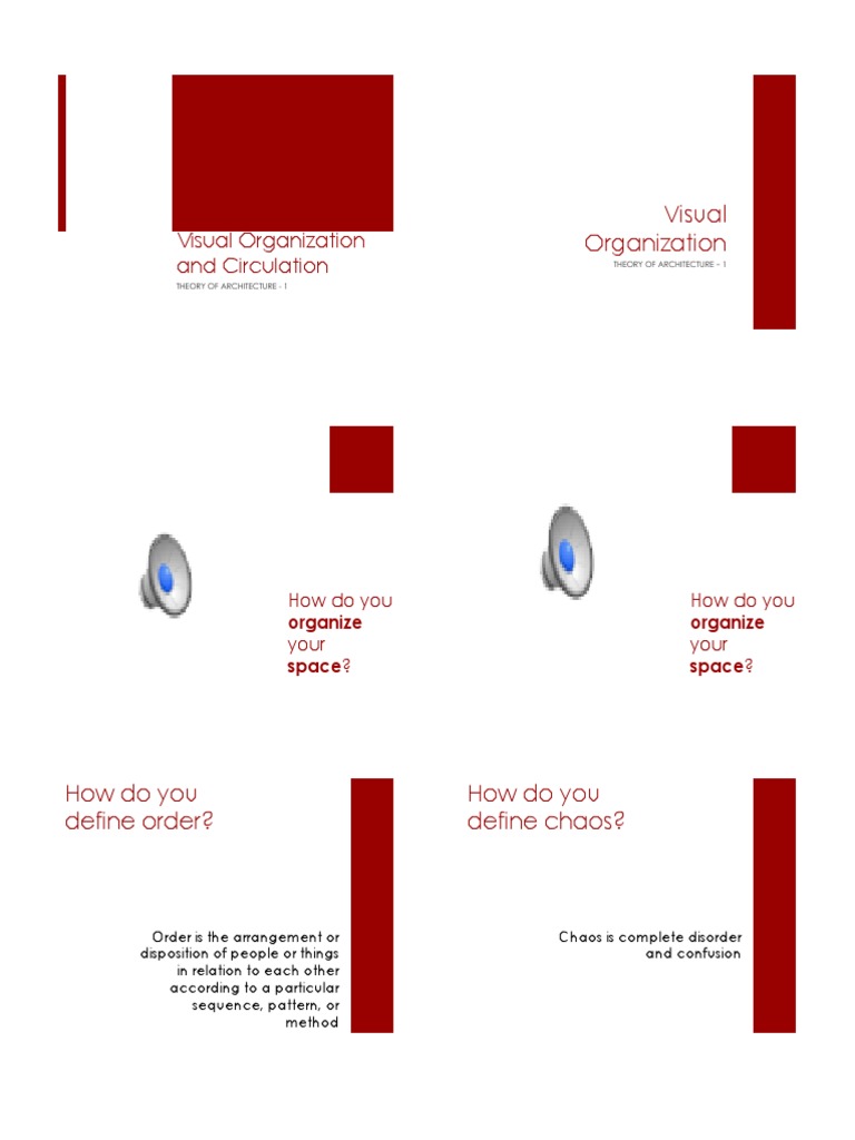 UST TOA1 4 Visual-Organization | PDF | Space | Rhythm