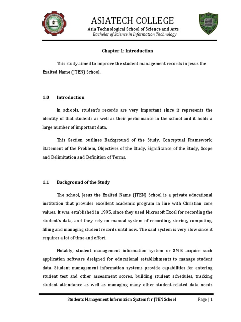 Full Thesis SMIS 2018 19 | PDF | Information System | Databases