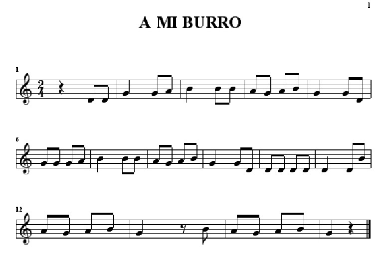 A Mi Burro PDF | PDF