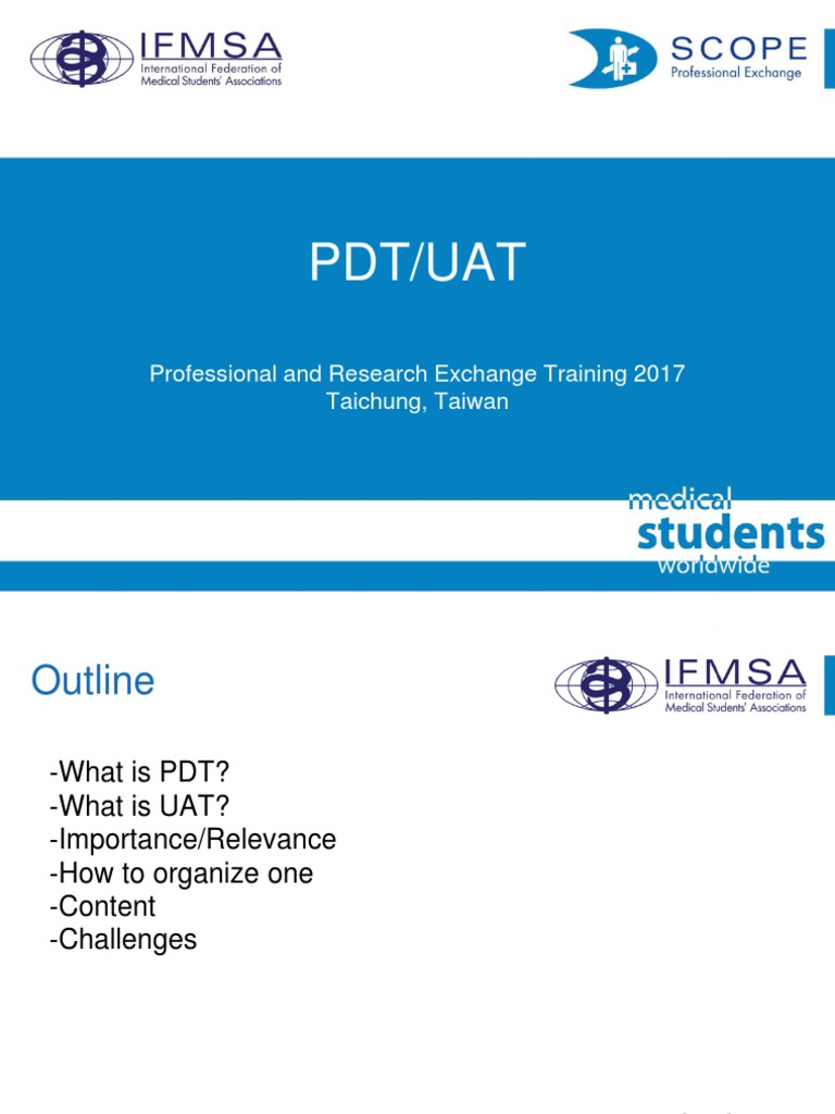 Day 2 - 4 - 5. PDT - UAT Presentation | PDF | Public Health | Cognition