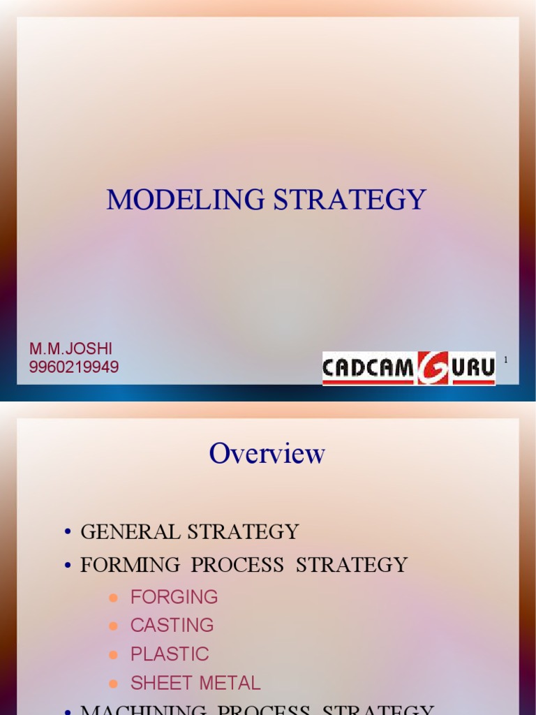 Modeling Strategy Pdf Pdf