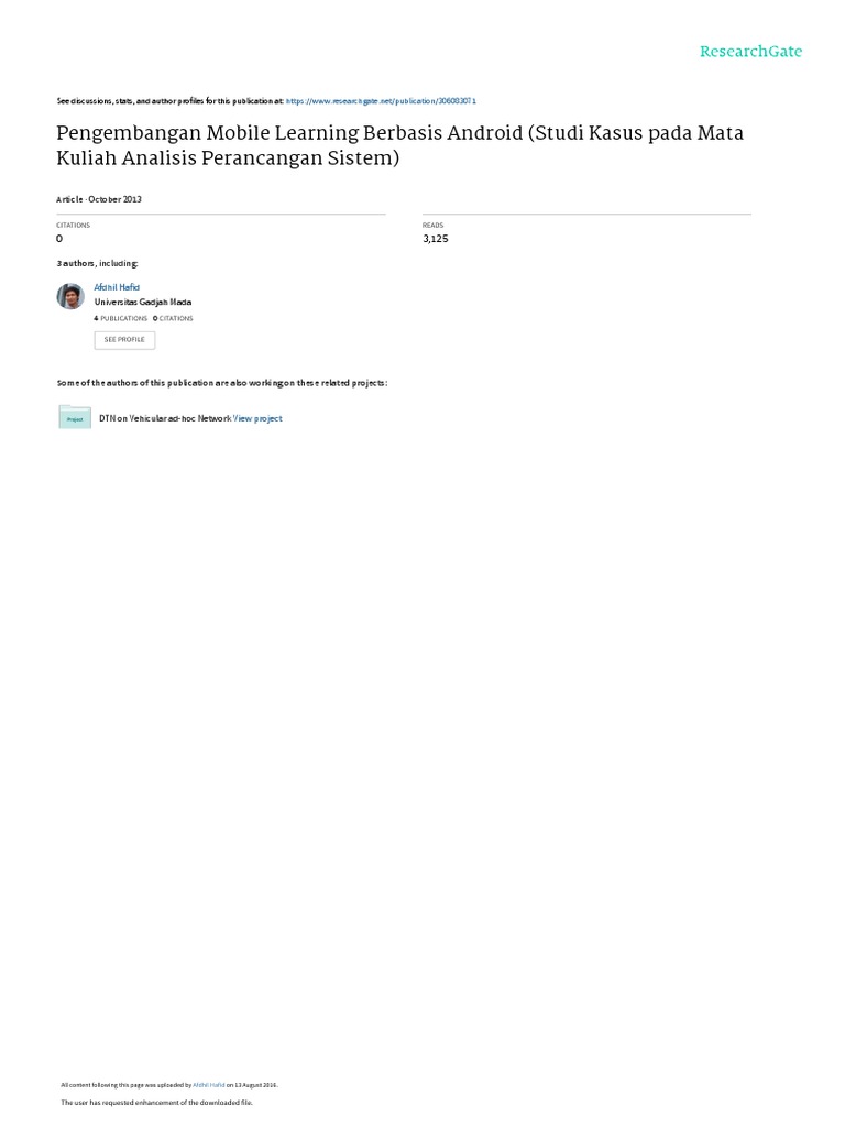 Tam Learning Android 2013 | PDF | Eclipse (Software) | Java (Programming Language)